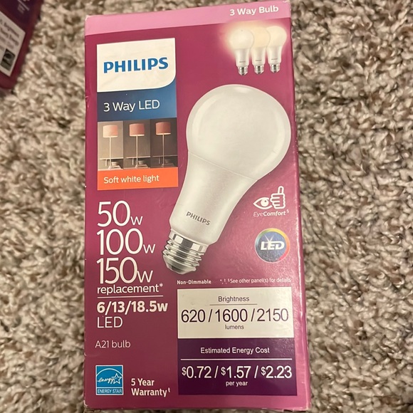 Philips | Other | Phillips New 3 Way Led Light Bulb | Poshmark